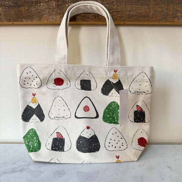 Pea Pod | Bags | New Cute Japanese Onigiri Sushi Tote Bag 0 Cotton ...